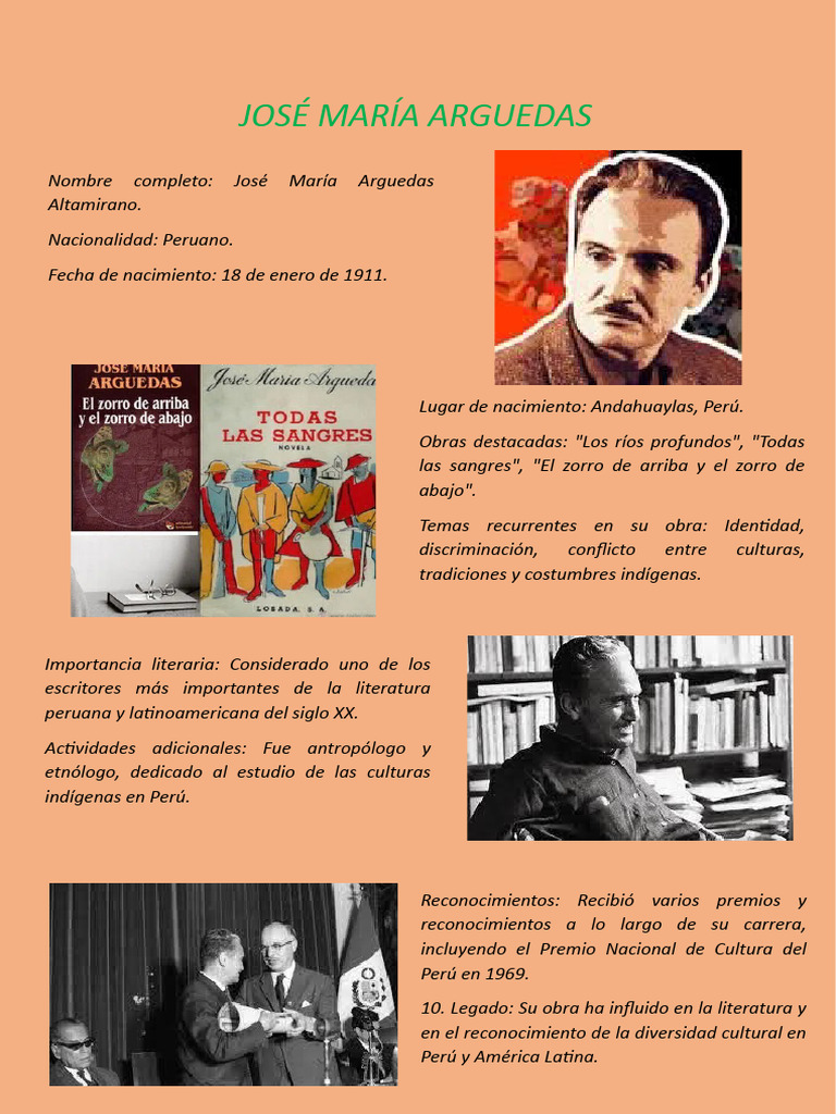 Infografia de JOSÉ MARÍA ARGUEDAS | PDF