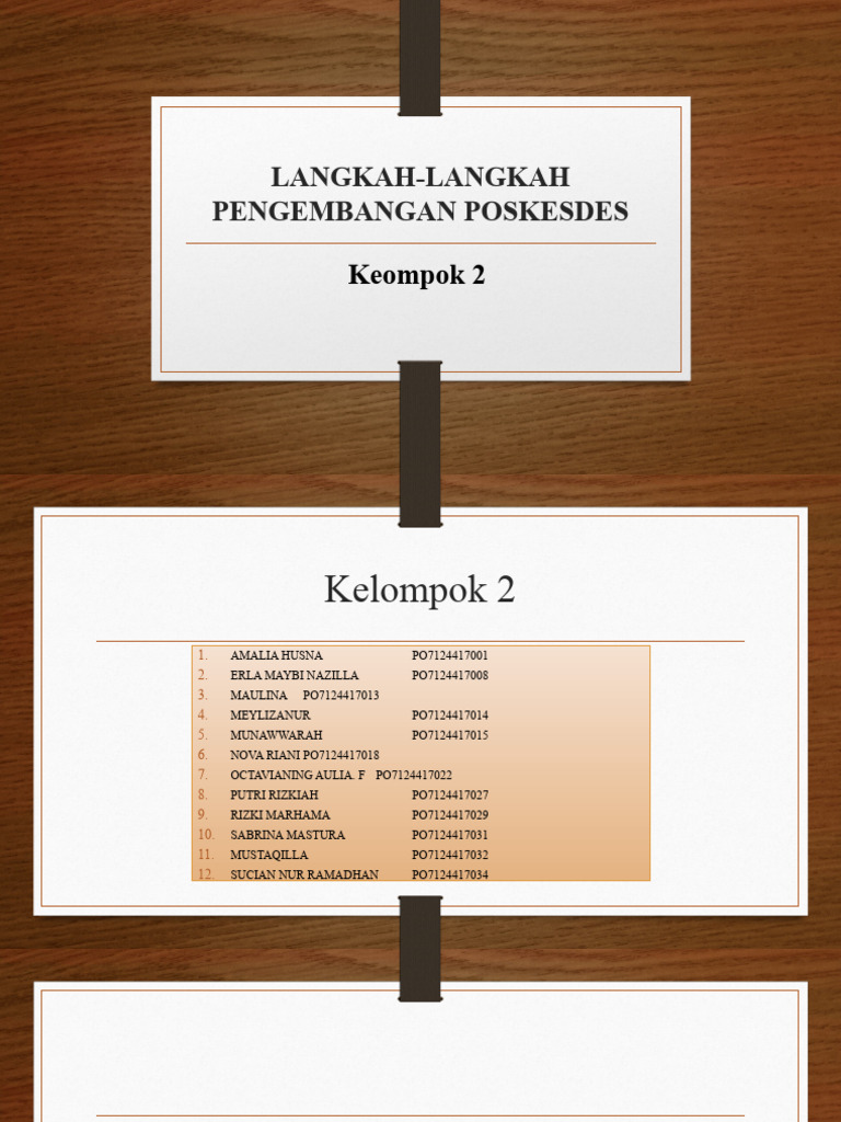 Langkah-Langkah Pengembangan Poskesdes | PDF