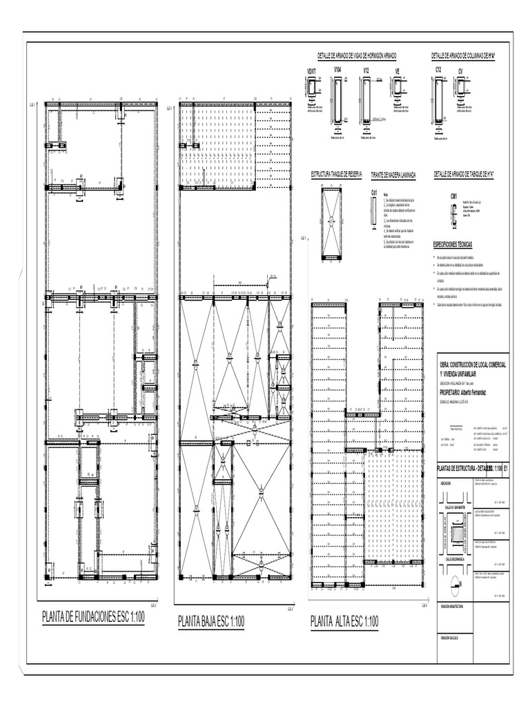 PLANOS DE ESTRUCTURAS | PDF
