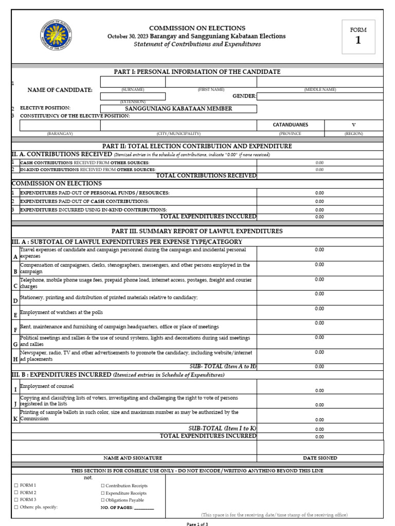 SOCE | Download Free PDF | Expense | Signature
