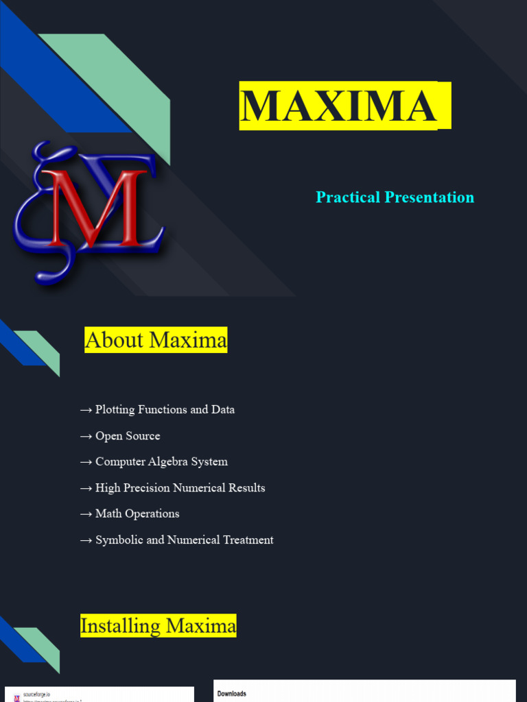 Maxima Presentation | PDF