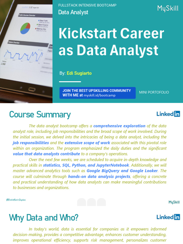 Kickstart Career As Data Analyst | PDF | Data Analysis | Data