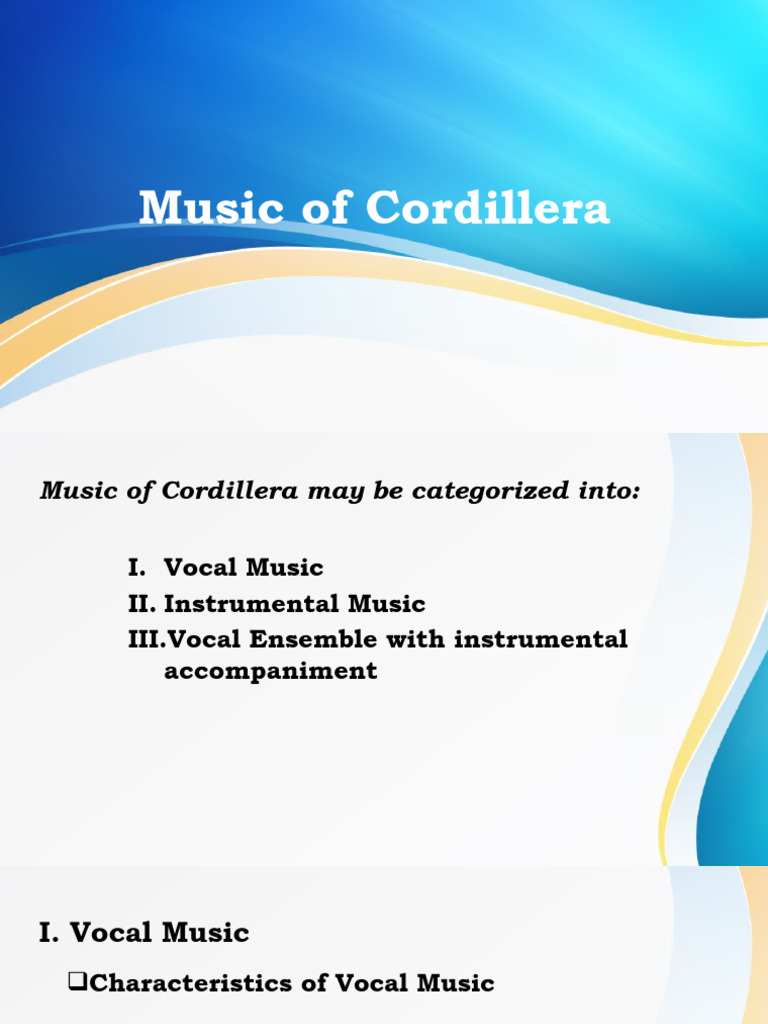 MAPEH 7 - Music of Cordillera | PDF | Musical Instruments | String ...
