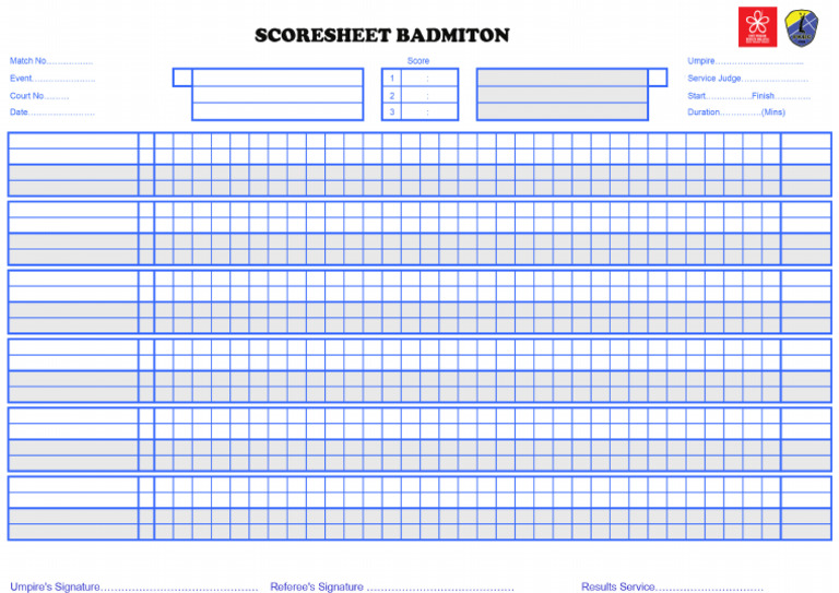 Score Sheet 21 | PDF