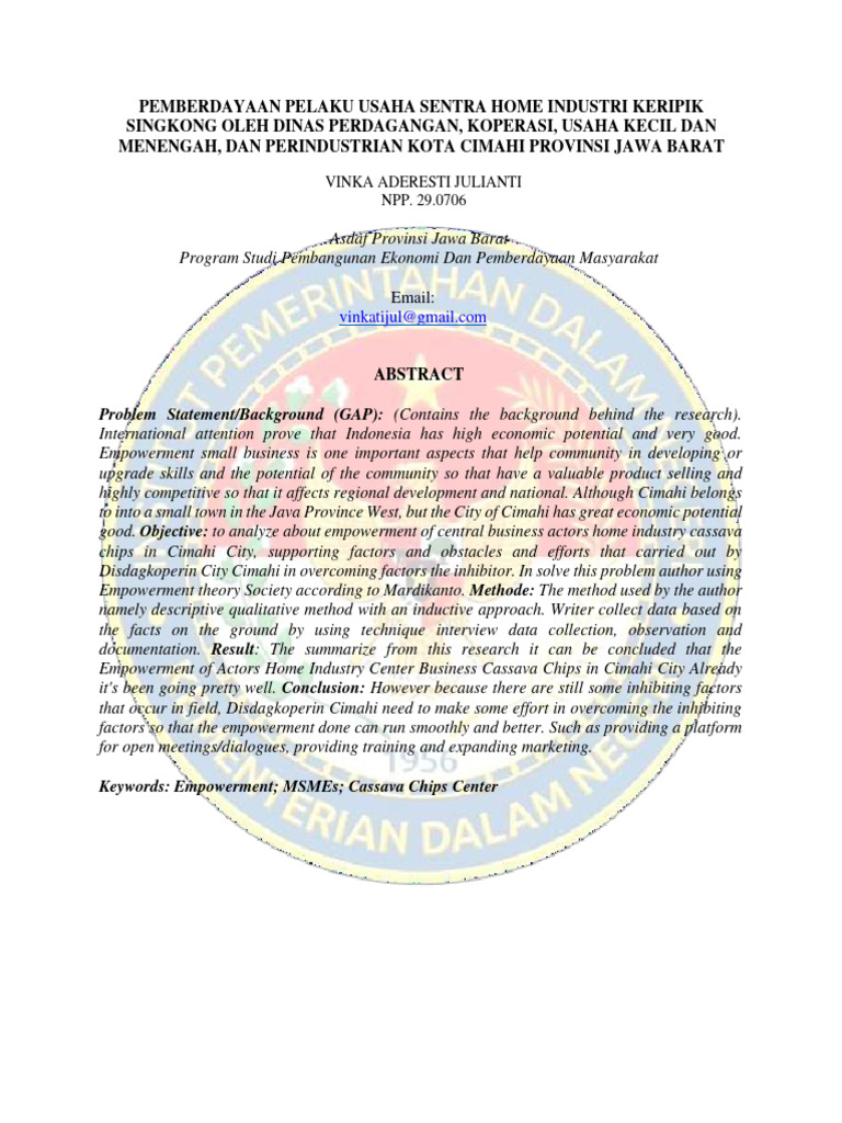 Repository Vinka Aderesti Julianti | PDF | Methodology | Scientific Method Repository Vinka Aderesti Julianti | PDF | Methodology | Scientific Method