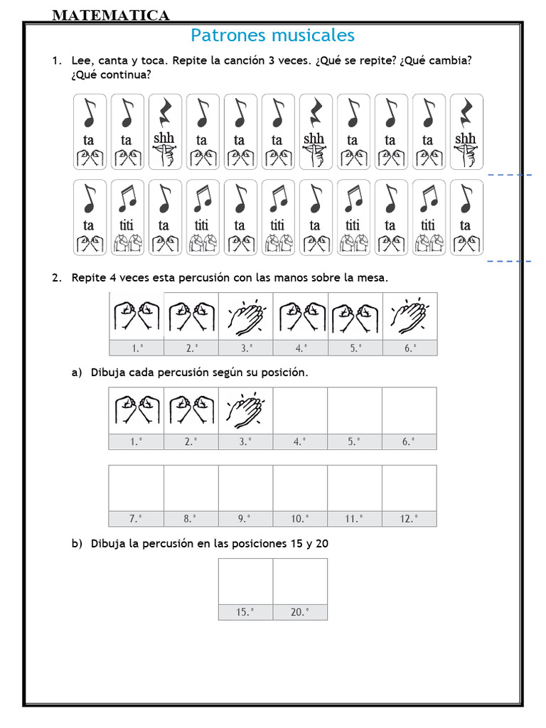 Patrones Musicales y Decoramos Con Banderines y Globos SEMANA 2 - 17 de ...