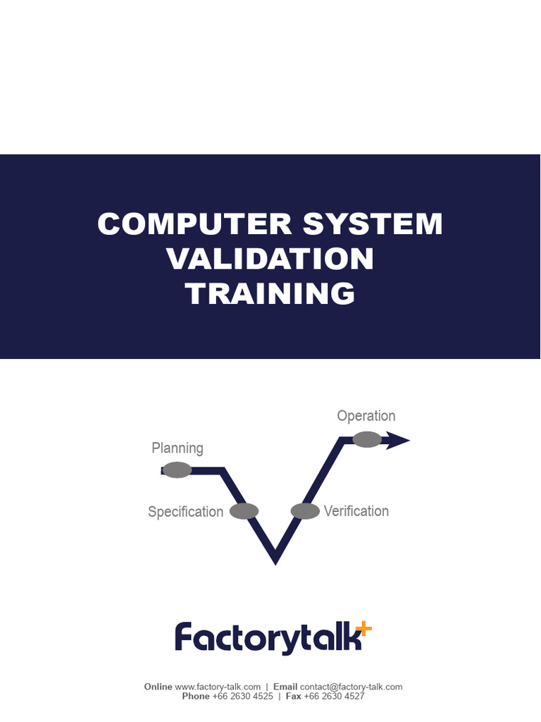 FT Csvtraining Brochure | PDF | Verification And Validation ...