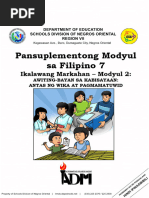 Grade 7 Filipino - MODULE 1 To 4 | PDF