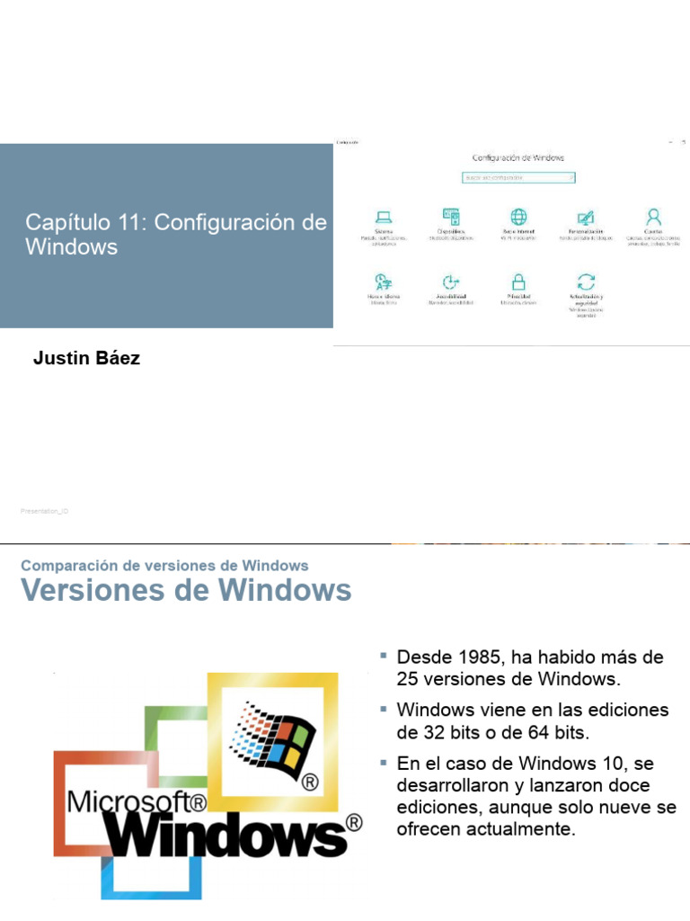 Cap 11 - Justin Baez | PDF | Microsoft Windows | Windows 10