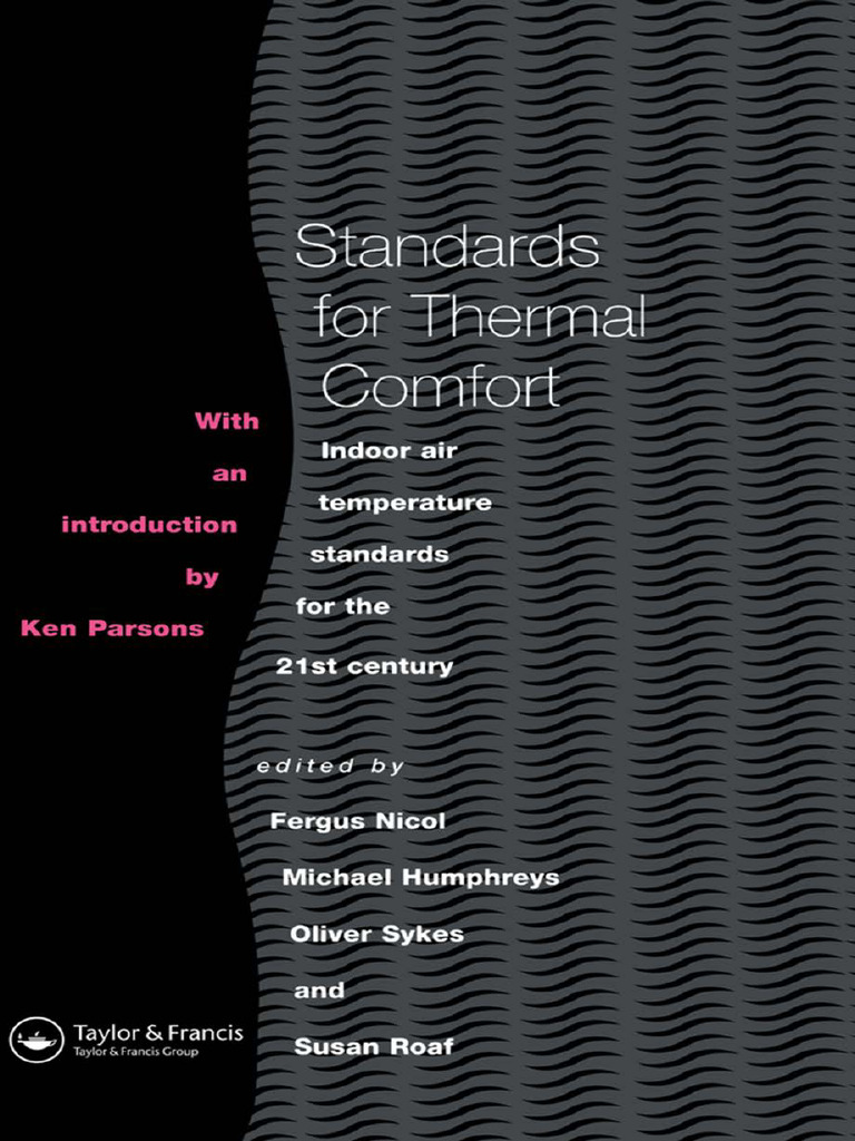 Standards For Thermal Comfort Indoor Air Temperature Standards For The ...