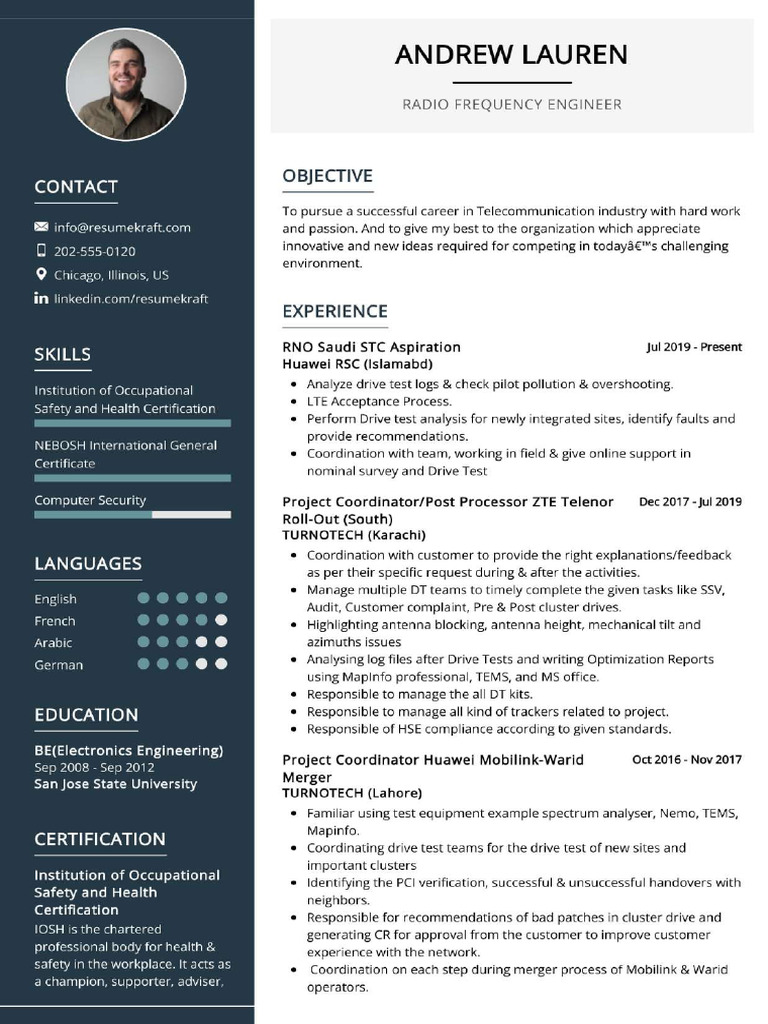 RF Engineer Resume 1 | PDF