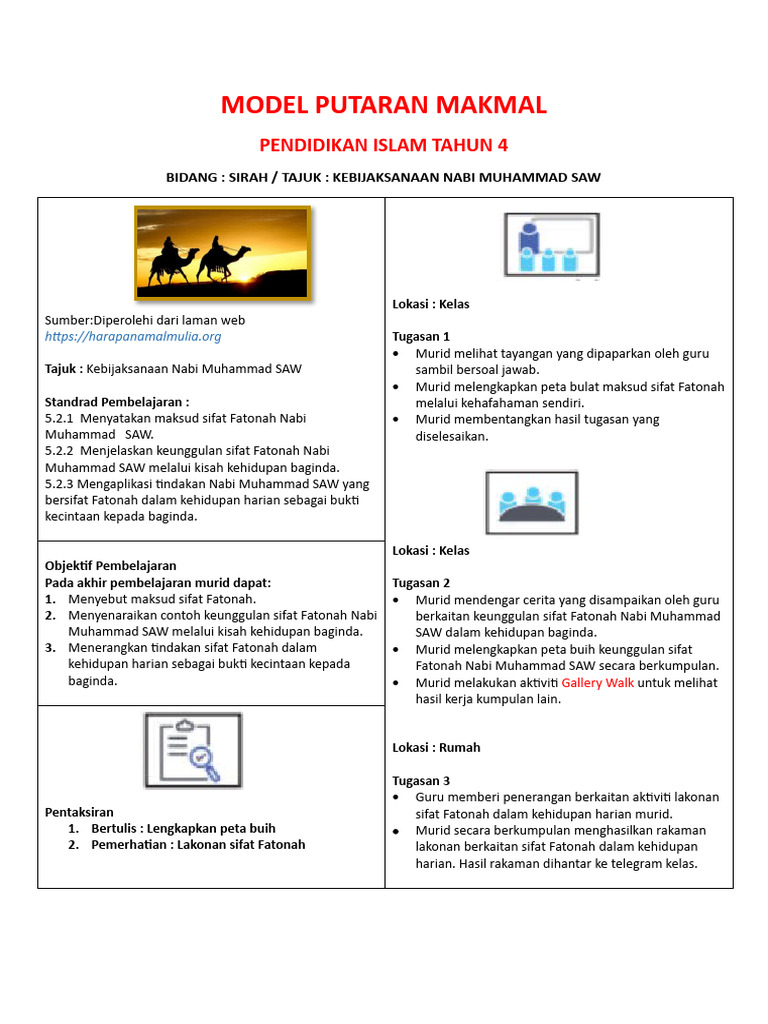 MODEL PUTARAN STESEN Tahun 4 | PDF