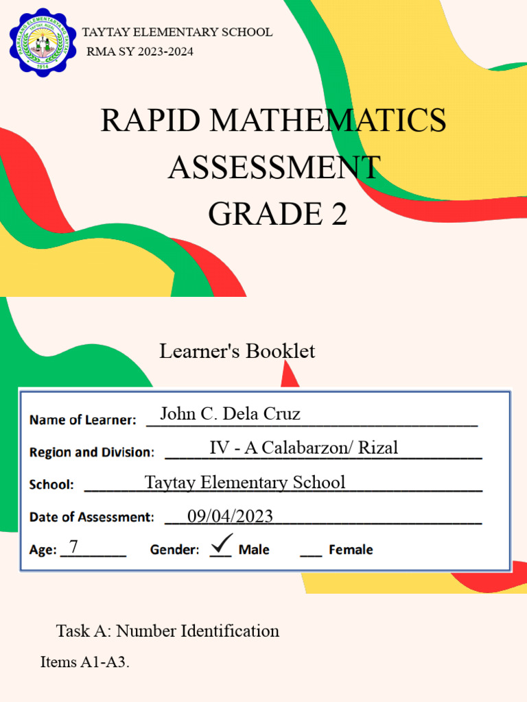Rapid Mathematics Assessment Grade 2 | PDF | Arithmetic | Elementary Mathematics