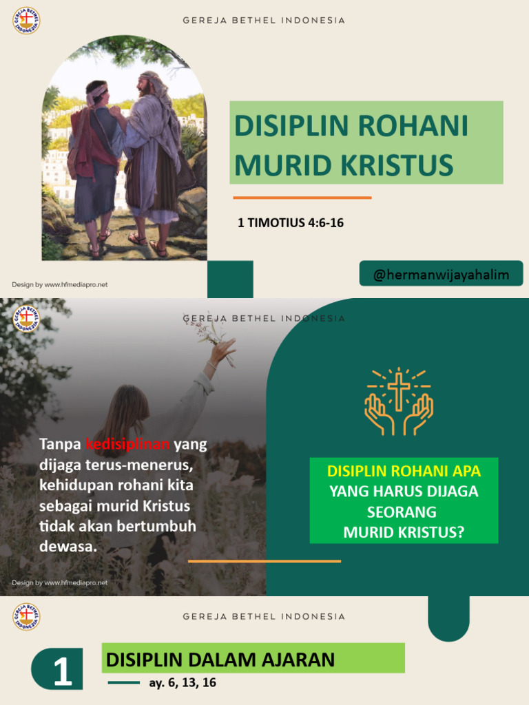 01 Disiplin Rohani Murid Kristus-1 | PDF