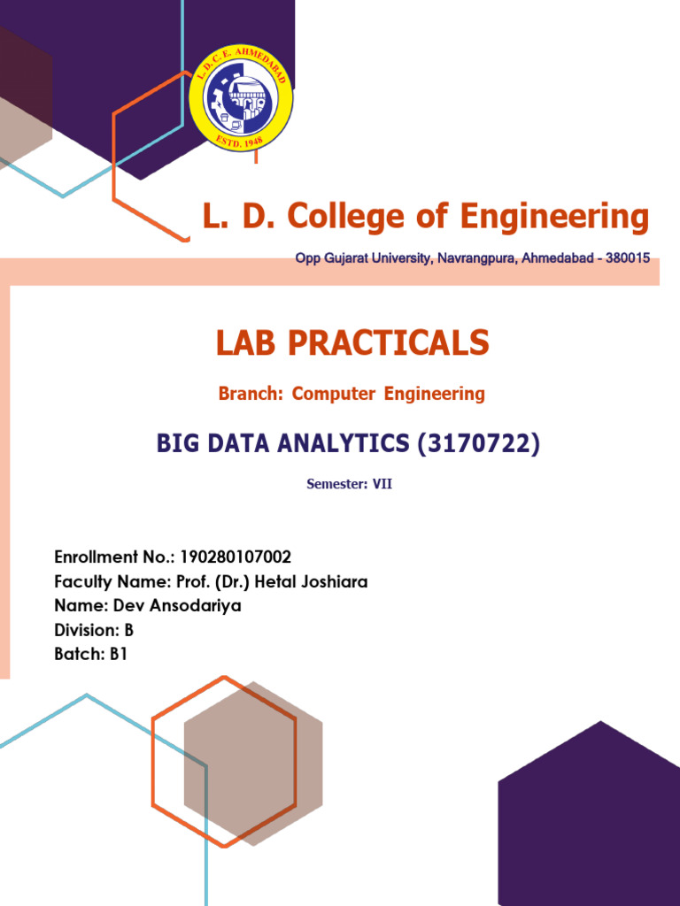 BDA Practical File | PDF | Apache Hadoop | Apache Spark