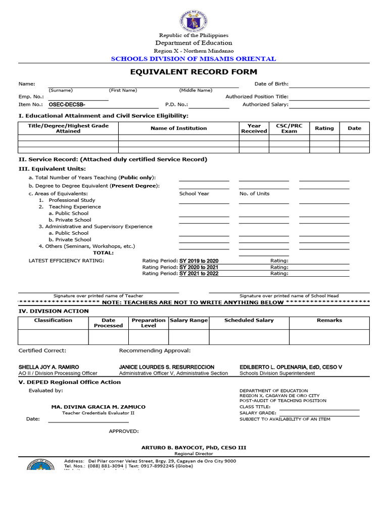 ERF Template-2023 | PDF | Vocational Education | Qualifications