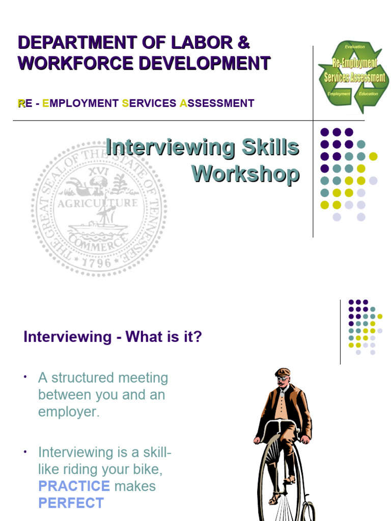 Interviewing Workshop | PDF | Employment | Body Language
