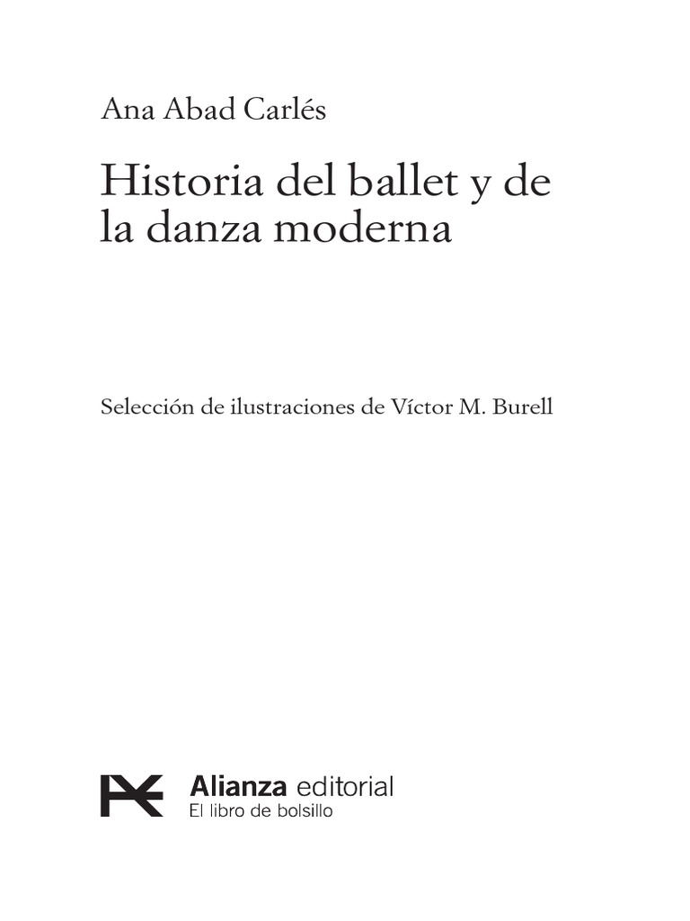 Historia Del Ballet y de La Danza Moderna | PDF | Bailes | Ballet