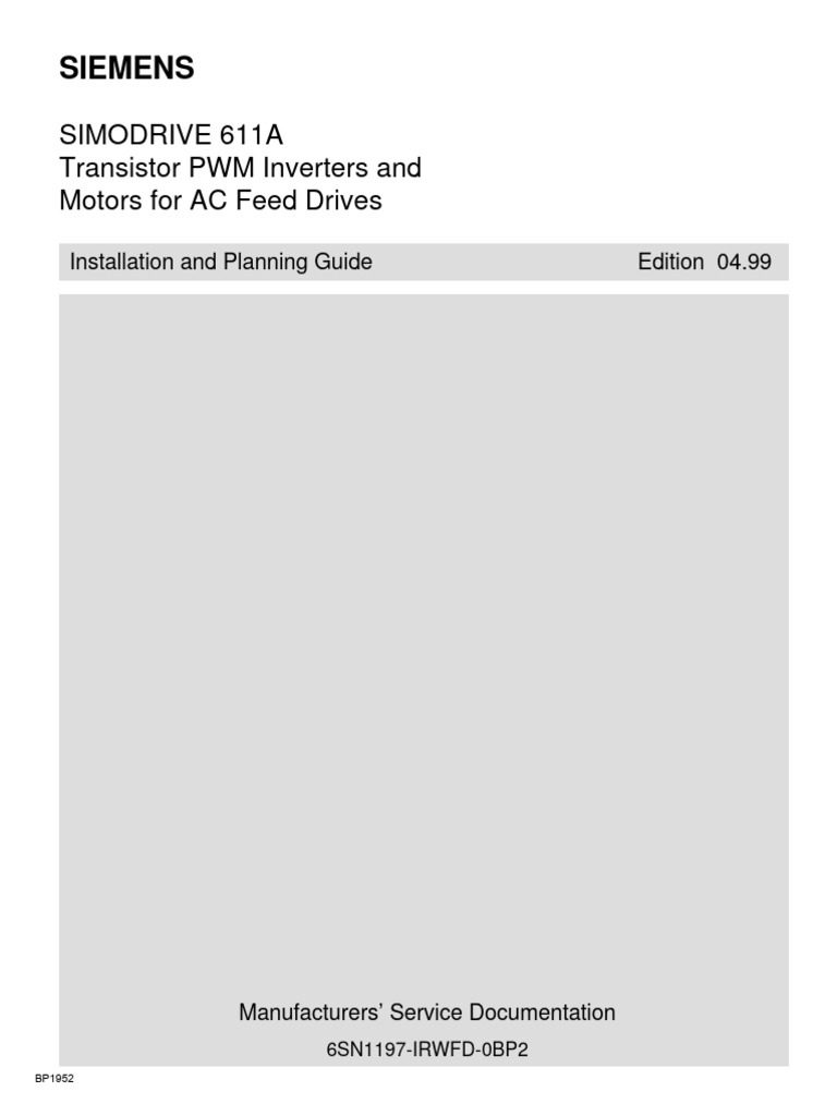 SIMODRIVE 611A Installation Guide | PDF | Electrostatic Discharge ...