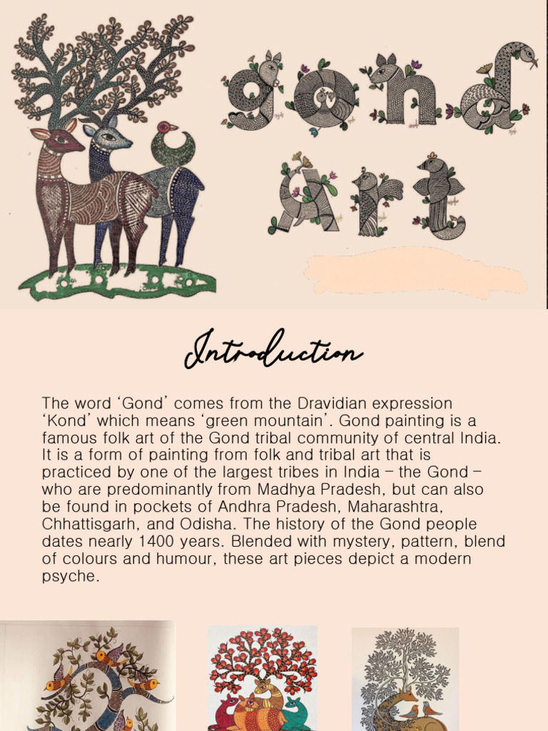 Gond Art in Day To Day Life | PDF | Paintings