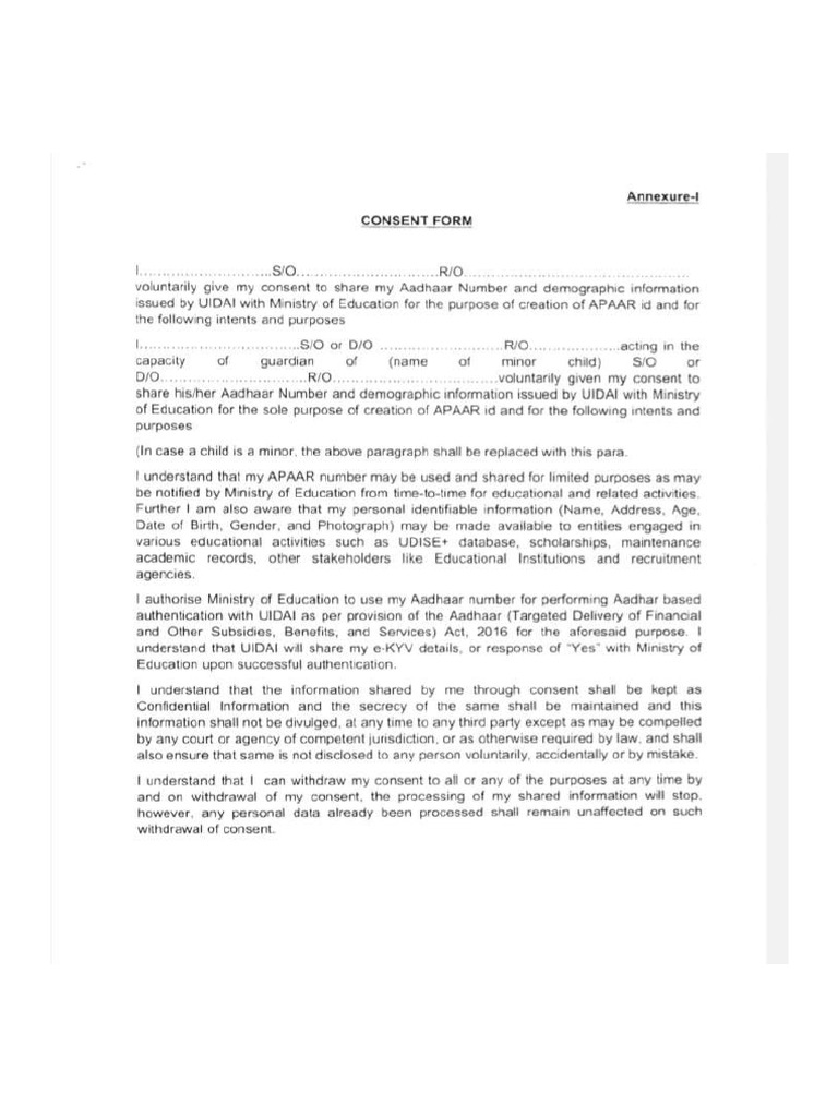 Consent Form | PDF