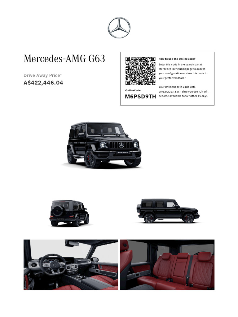 Mercedes-AMG G63 (My Car) 4.32.50 PM | PDF | Vehicle Insurance | Taxes