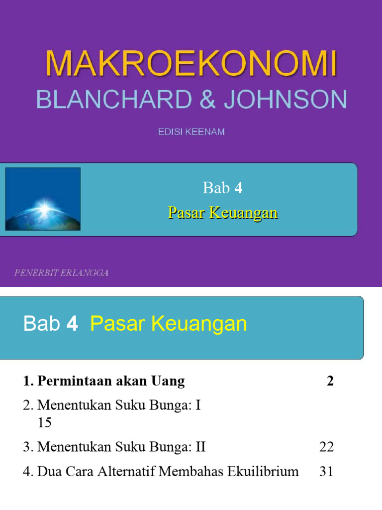 Bab 04 MAKROEKONOMI Blanchard Johnson Edisi 6 | PDF Bab 04 MAKROEKONOMI Blanchard Johnson Edisi 6 | PDF