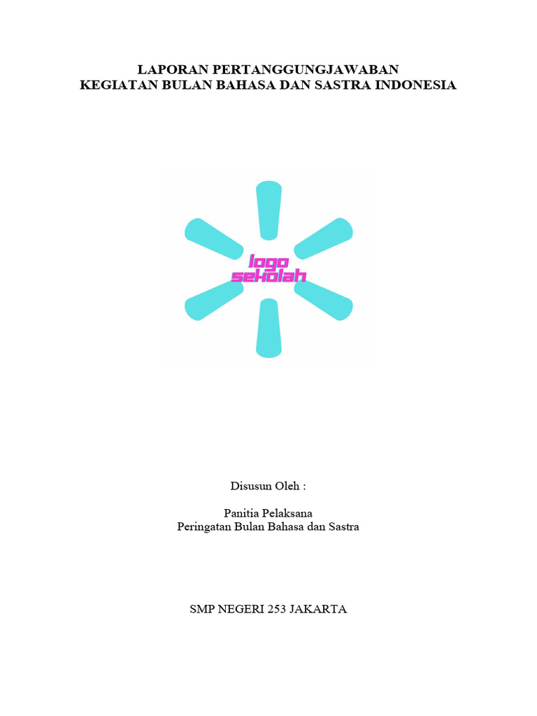 Contoh LPJ | PDF | Kajian Bahasa Asing