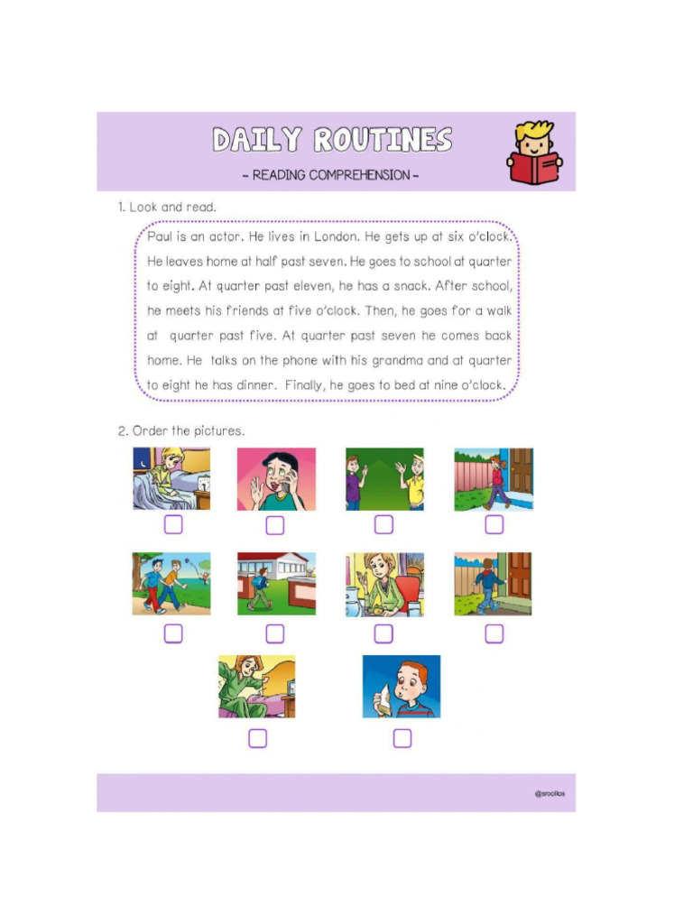 Daily Routines | PDF