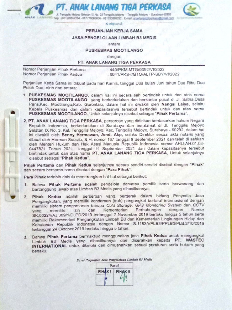 Mou Pkm. Mootilango | PDF