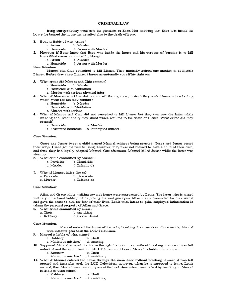 Criminal Law | PDF | Arrest | Bail