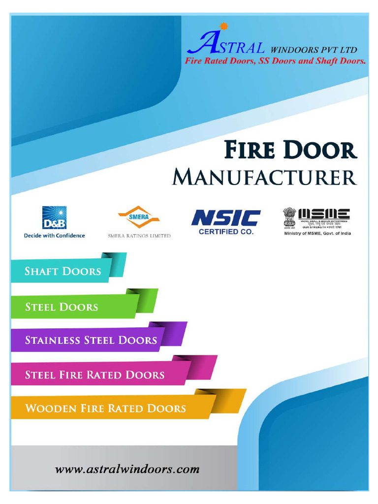 6 Fire Door Brochure | PDF