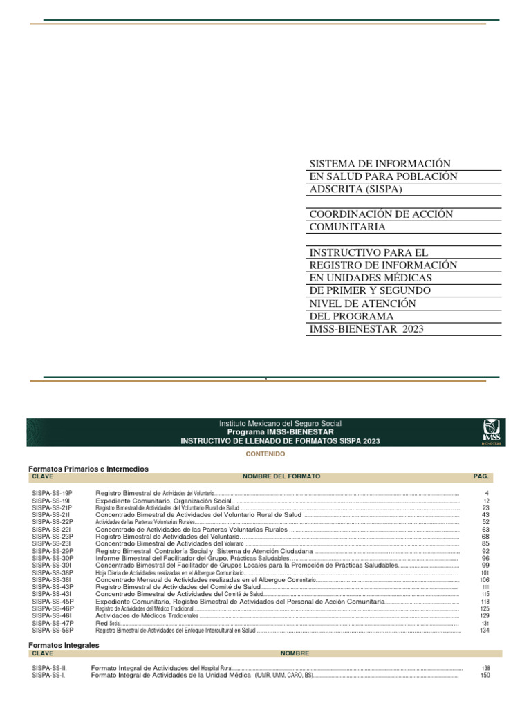 Accion Comun Instructivo Sispa 2023 | PDF | Residuos | El plastico