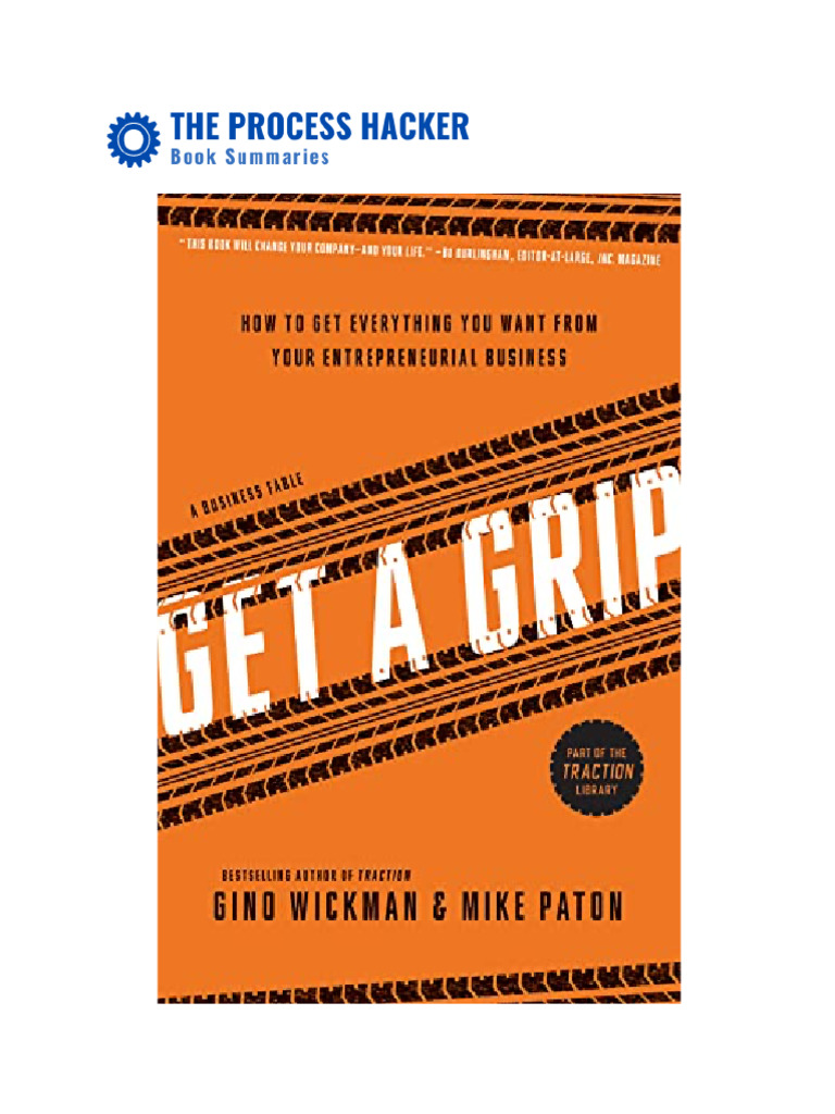 Get a Grip: EOS for Business Success | PDF | Sales | Marketing