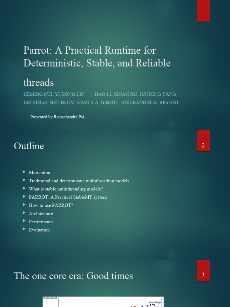 Parrot | Download Free PDF | Thread (Computing) | Parallel Computing