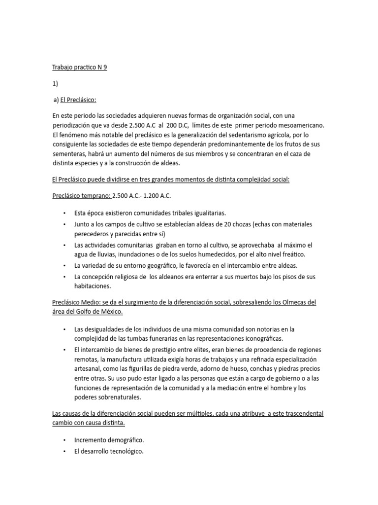 TP 9 | PDF | Mesoamérica