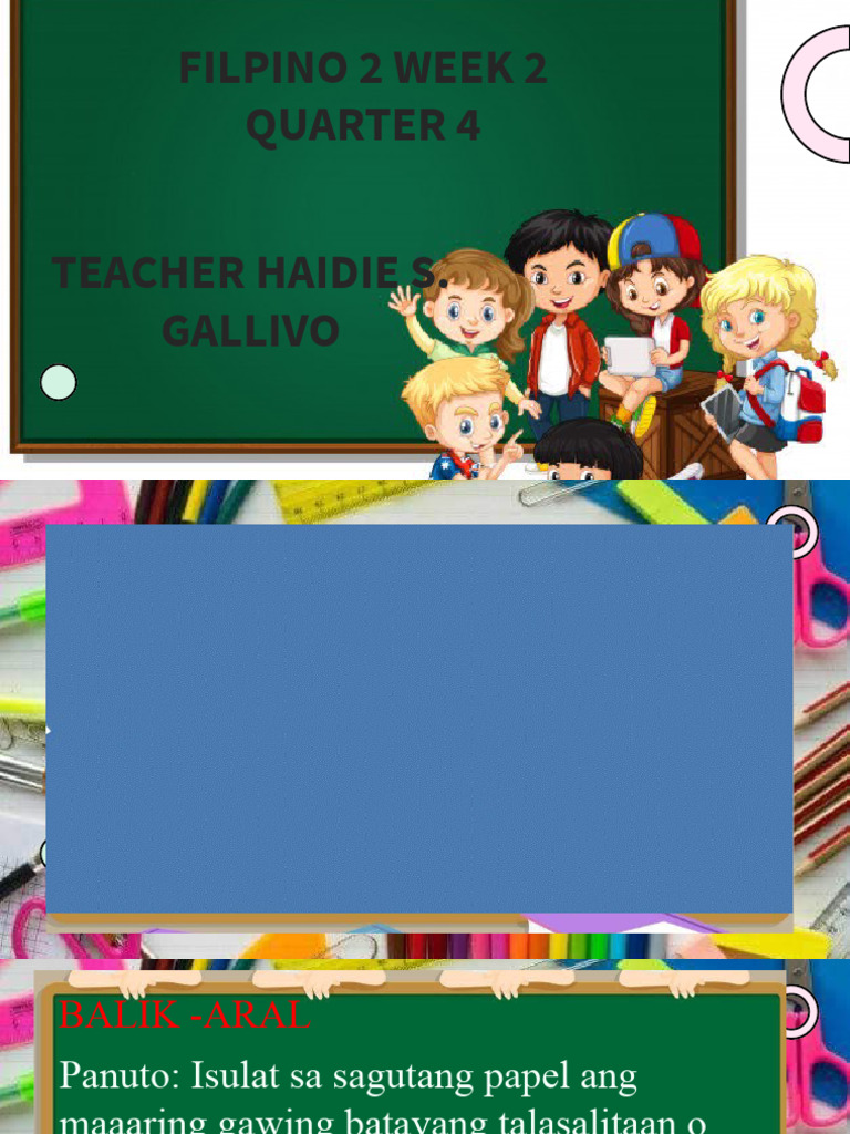 Fil 2 Q4 - Week2 | PDF