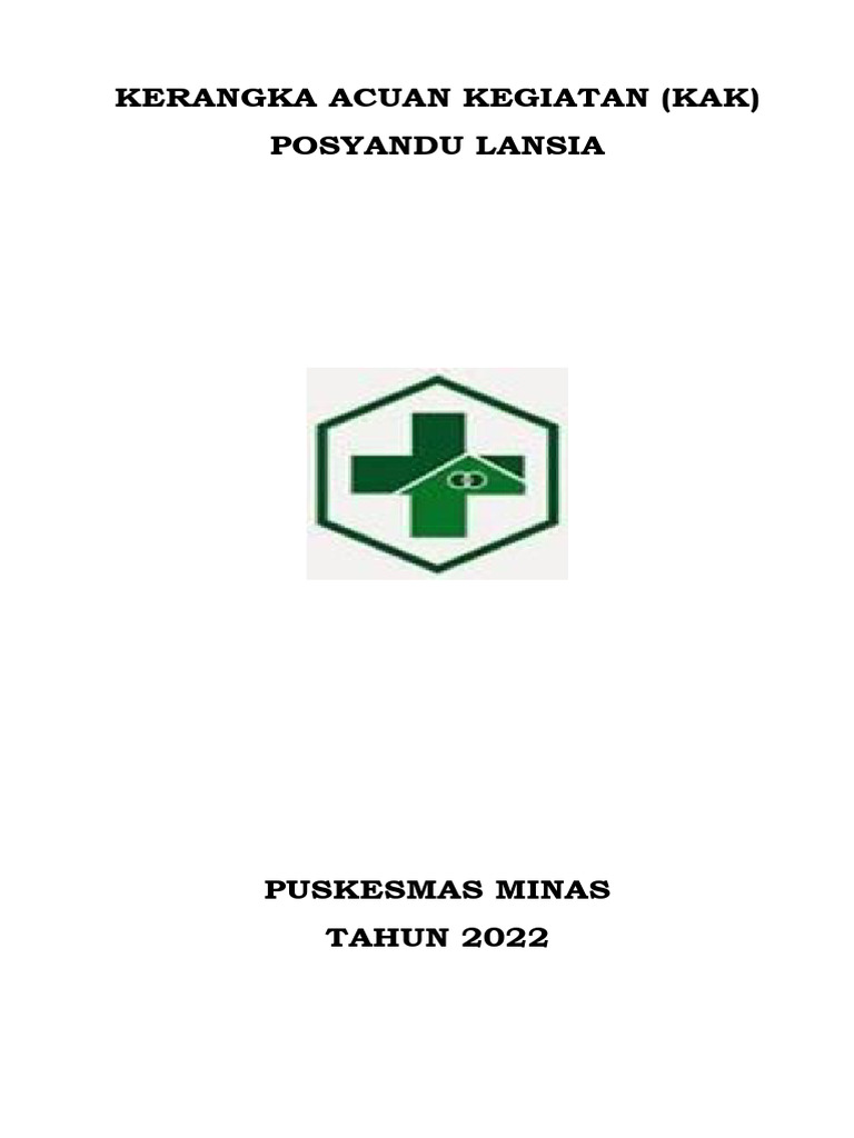 Posyandu Lansia Puskesmas 2022 | PDF