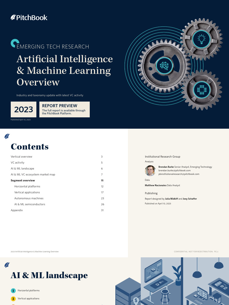 2023 Artificial Intelligence Machine Learning Overview Report Preview ...