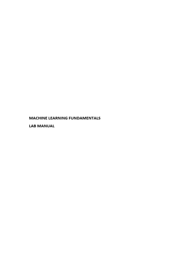 Lab Manual | Download Free PDF | Receiver Operating Characteristic ... Lab Manual | Download Free PDF | Receiver Operating Characteristic ...