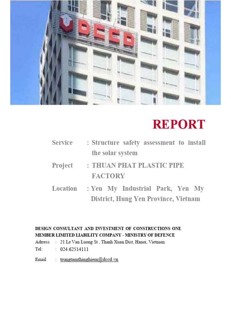Structural Report - Thuan Phat | PDF