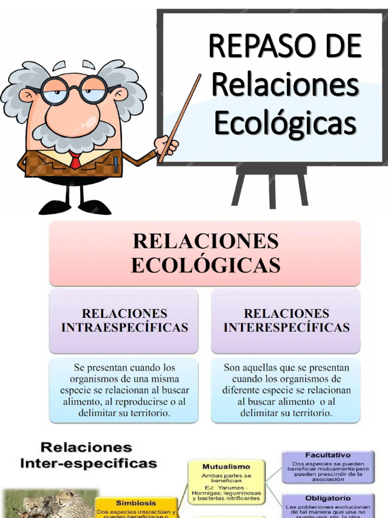 Repaso Del Tema Relaciones Ecologicas 7 | PDF