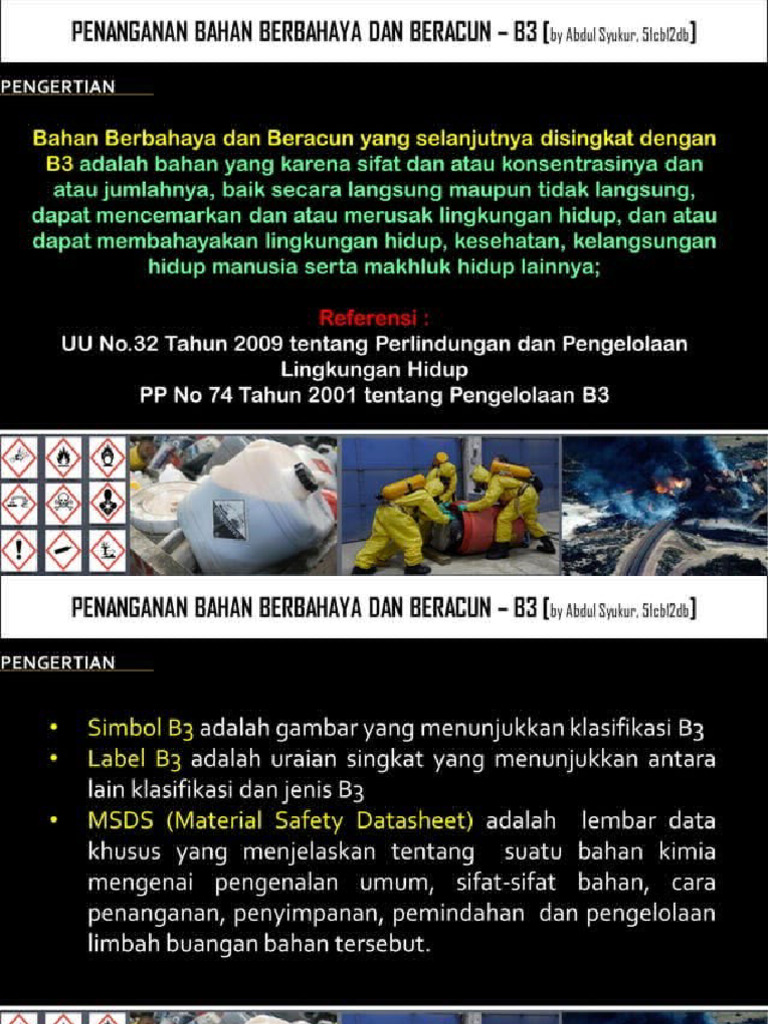 Penanganan Limbah B3 | PDF