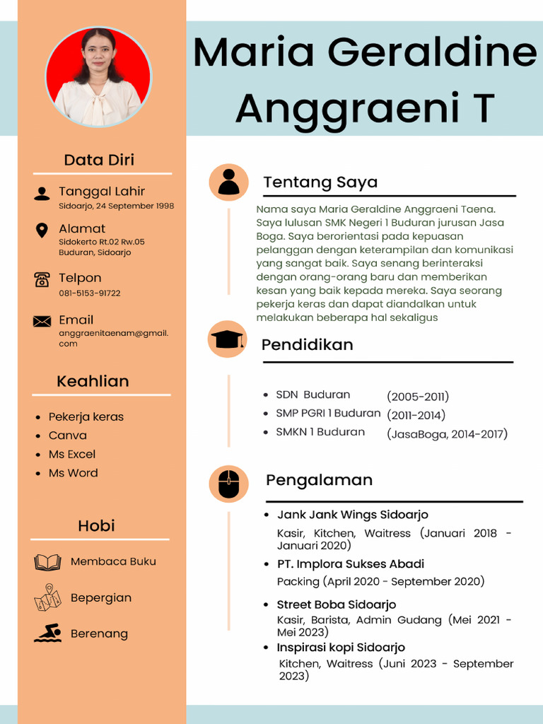 CV Maria Geraldine at | PDF