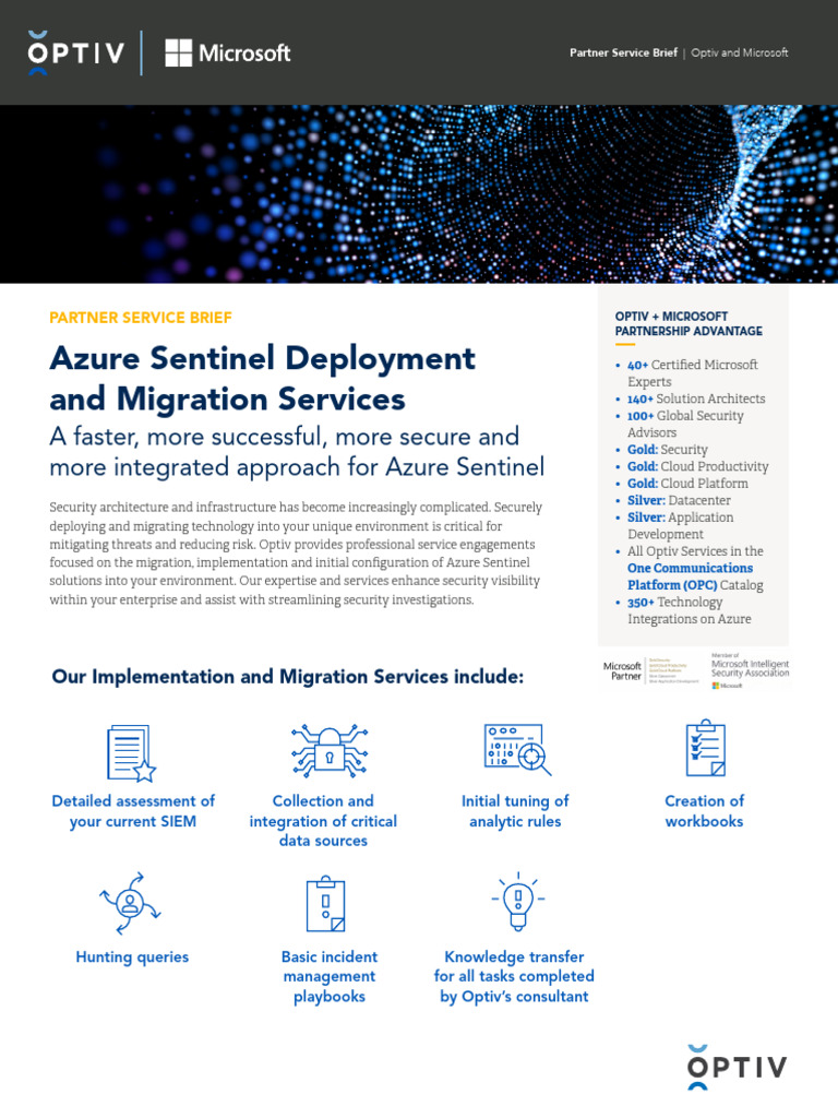Azure Sentinel Deployment and Migration Services | PDF | Microsoft ...