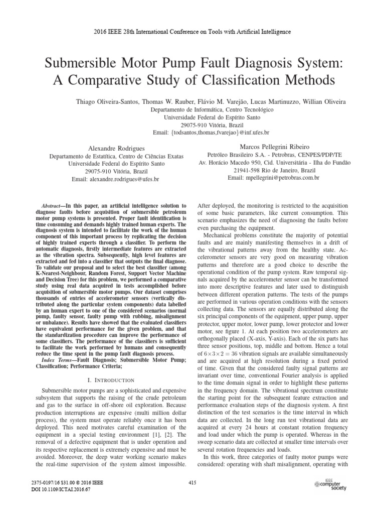 Oliveira Santos2016 | PDF | Support Vector Machine | Statistical Classification