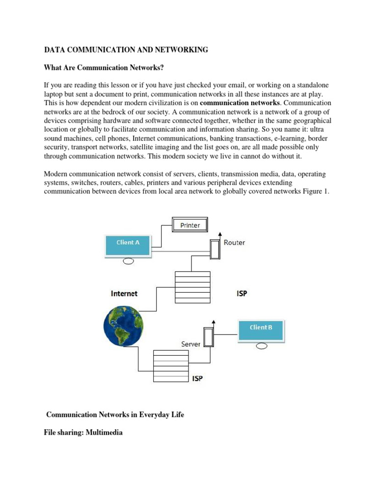 INTRODUCTION | PDF | Computer Network | Telecommunications