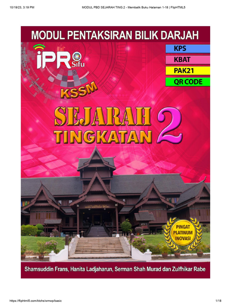 Modul PBD Sejarah Ting.2 | PDF