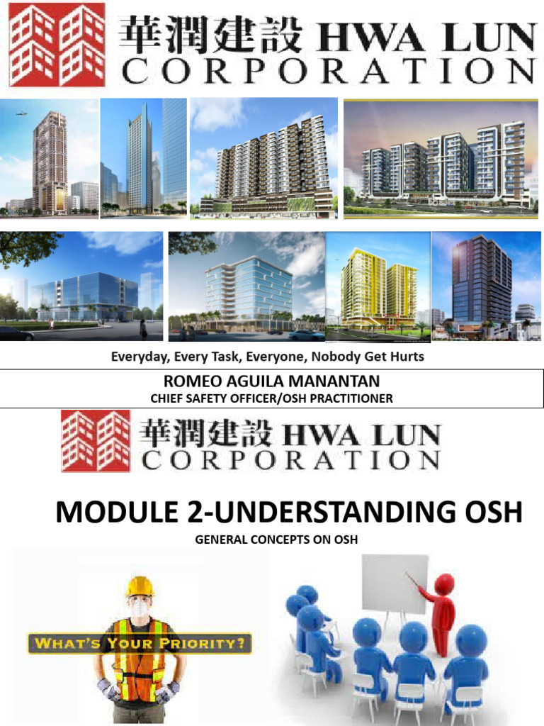 Mod 002 Understanding Osh (Participant Rev0) | PDF | Hazards ...