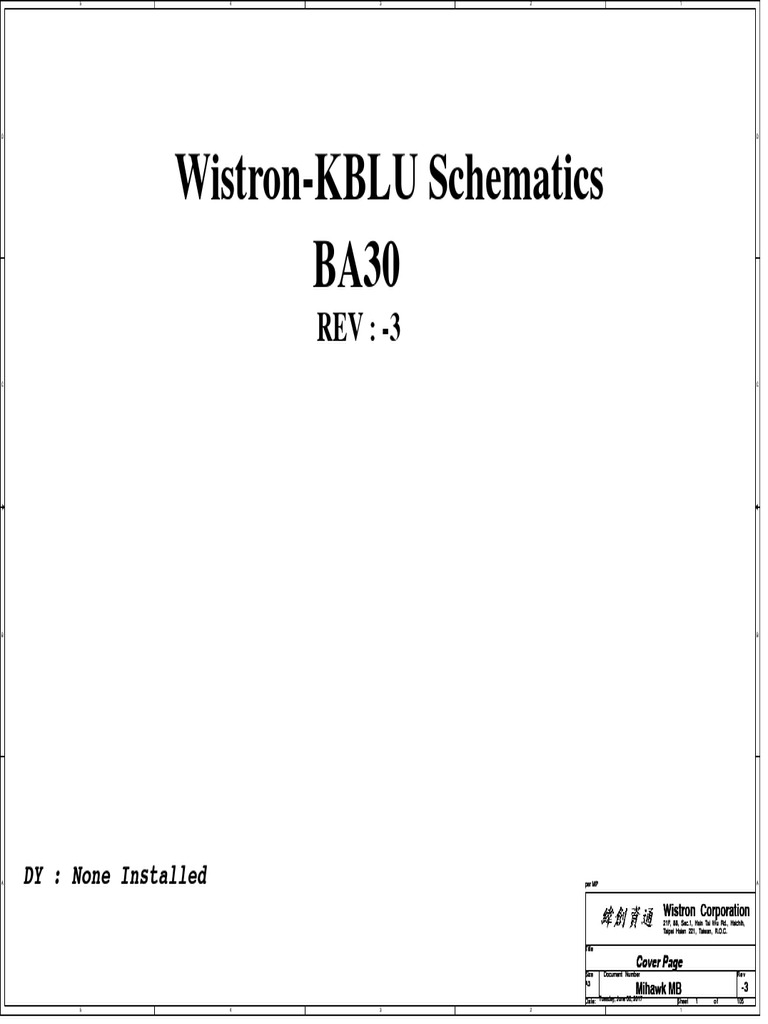 Acer Aspire V3 372 Wistron BA30 Mihawk SL 13 15208-3 Kabylake | PDF ...